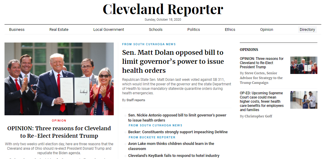 "Cleveland Reporter," "NE Ohio Times" Among 50+ Ohio News Sites ...